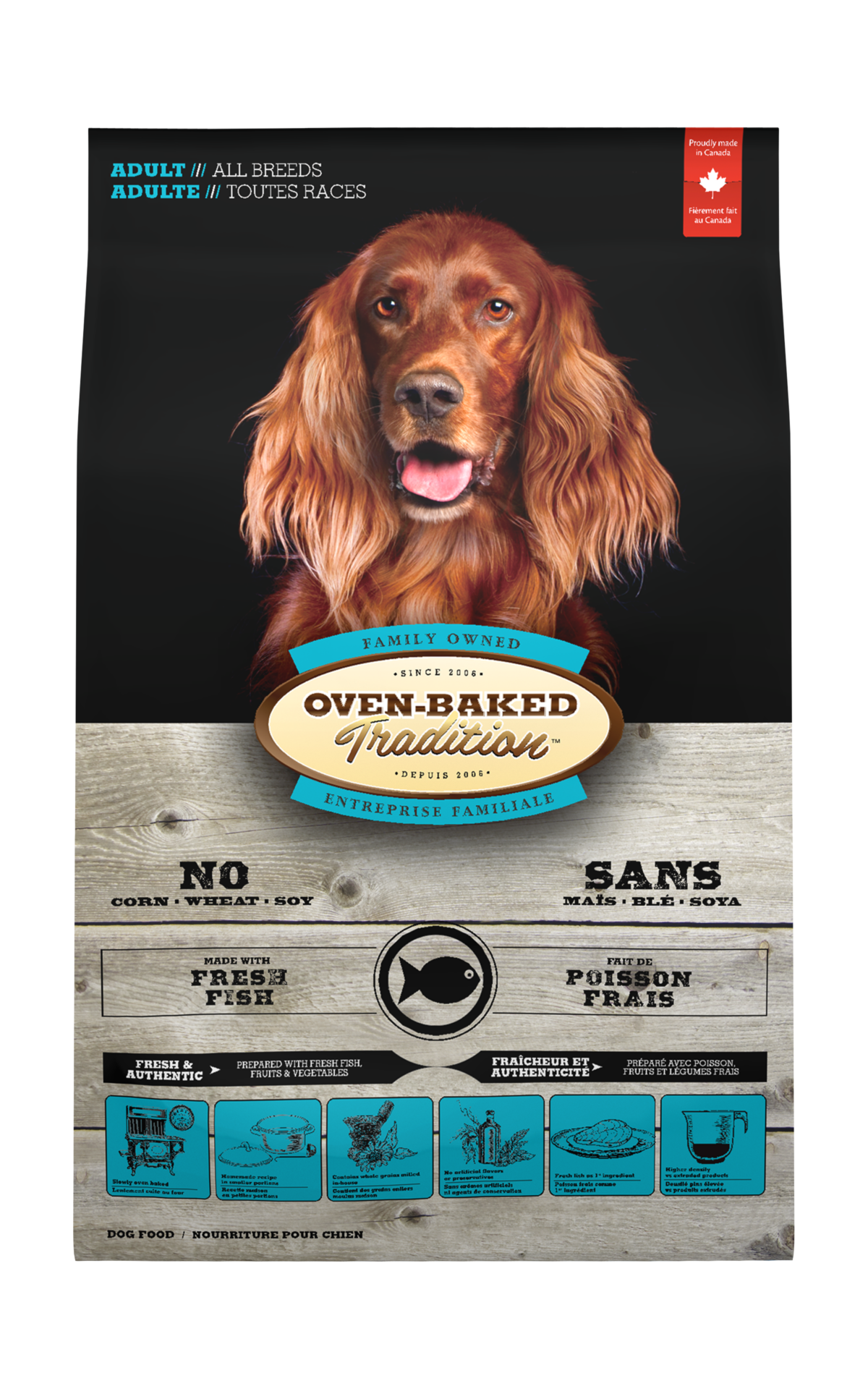 The best and healthiest adult dog food for all breeds | Fish | Oven-Baked
